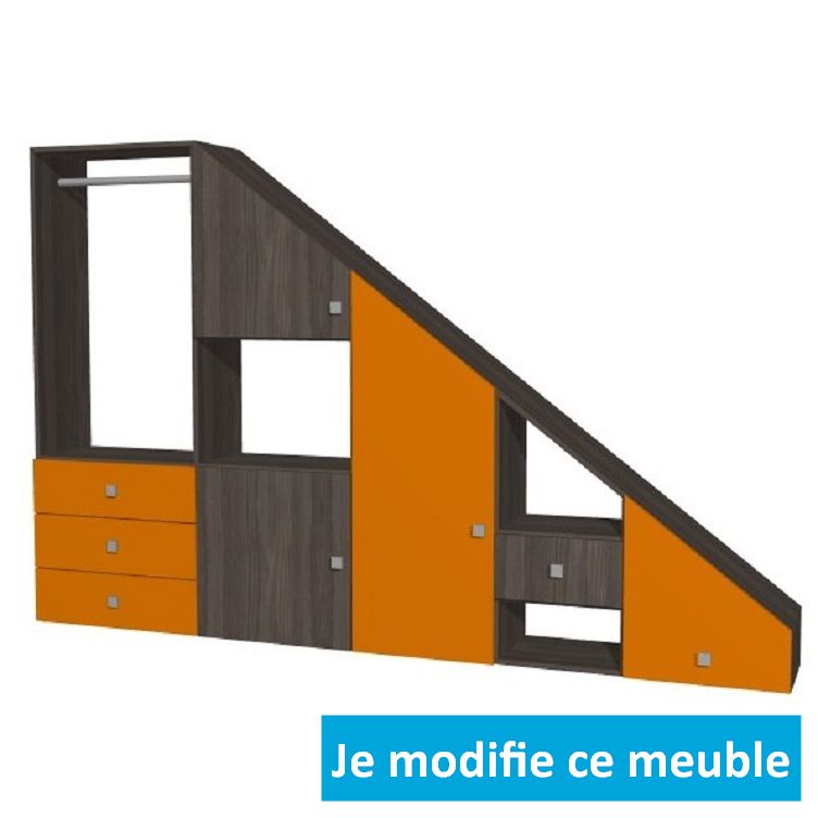 Armario inclinado lado barato